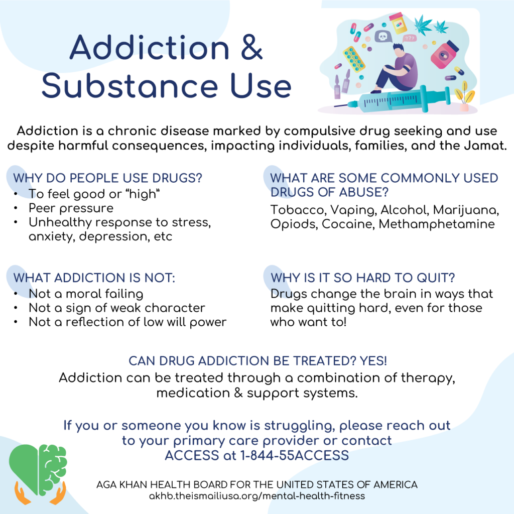 Addiction & Substance Use - Aga Khan Health Board USA